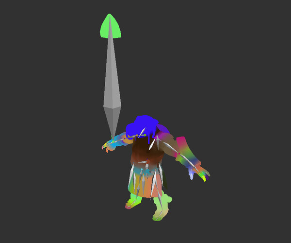 ArtStation - Mutant Troll Warrior | Game Assets