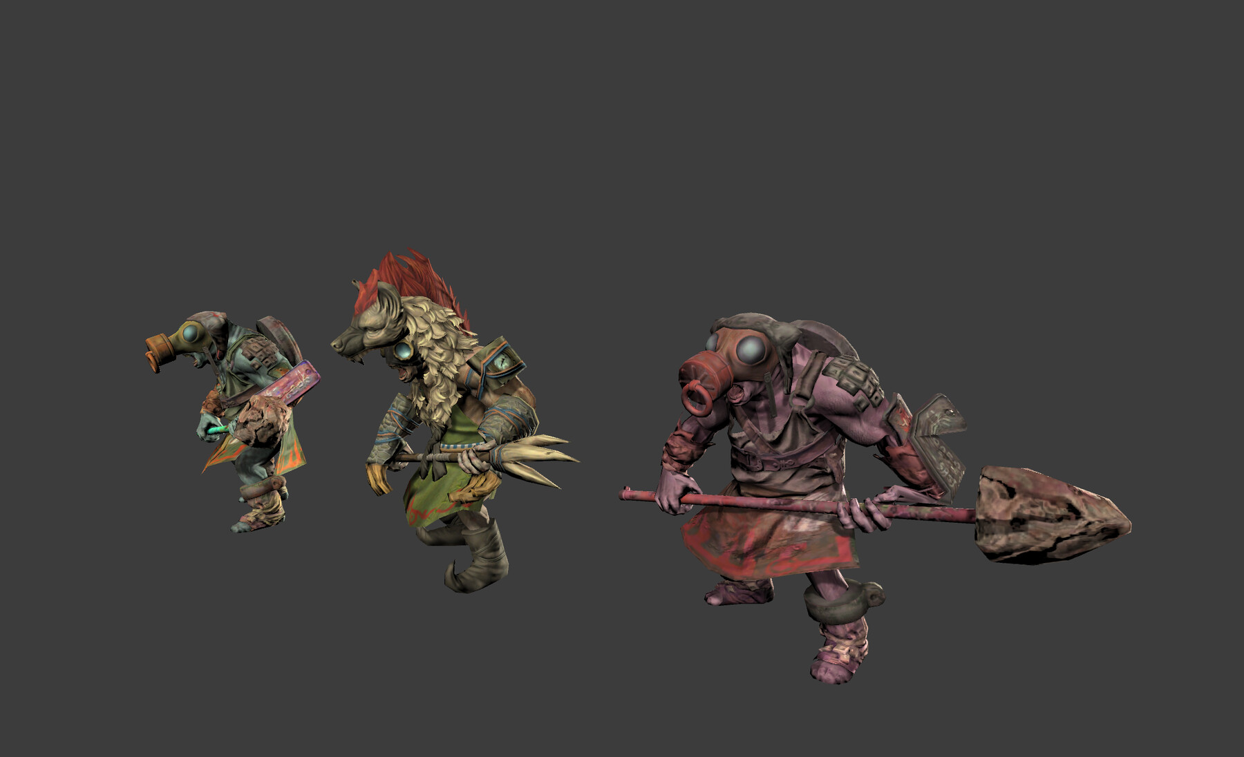 ArtStation - Mutant Troll Warrior | Game Assets