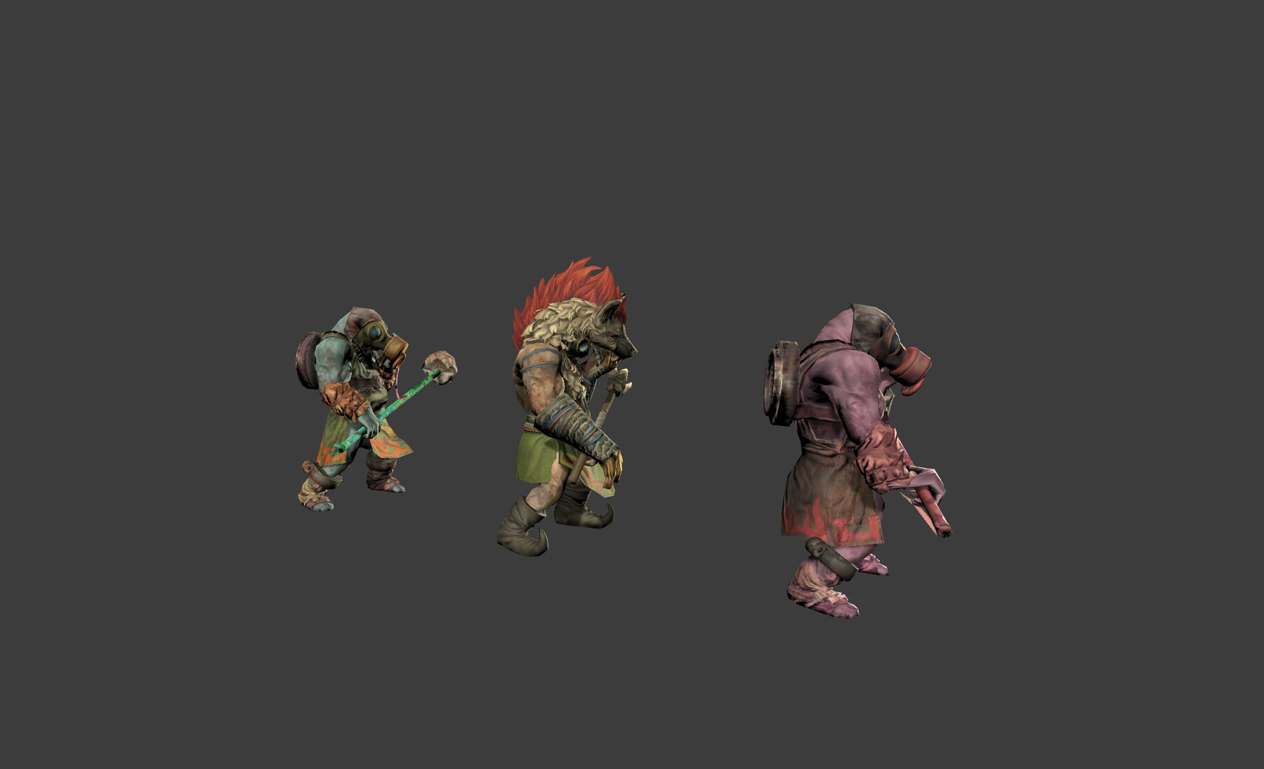 ArtStation - Mutant Troll Warrior | Game Assets