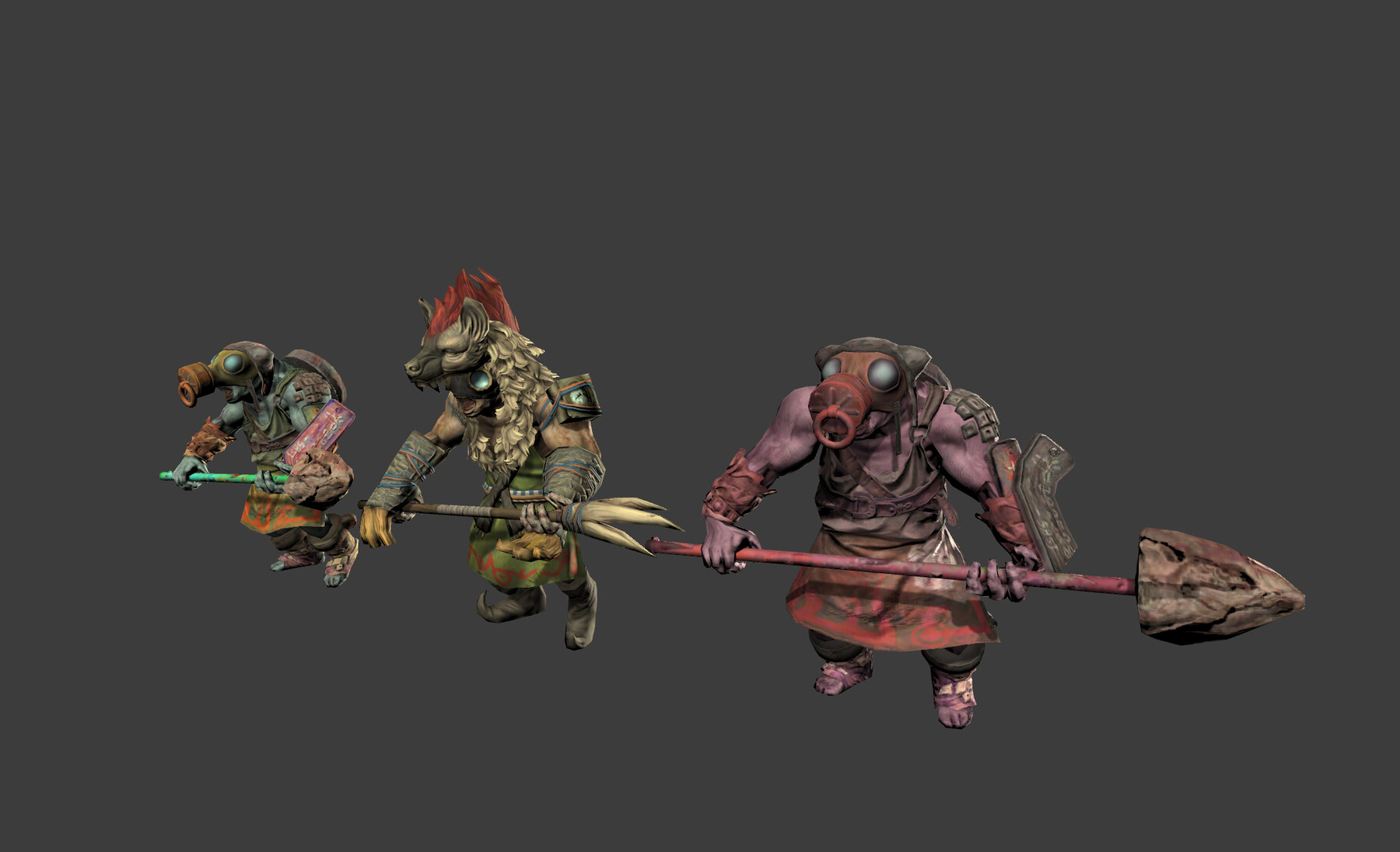 ArtStation - Mutant Troll Warrior | Game Assets