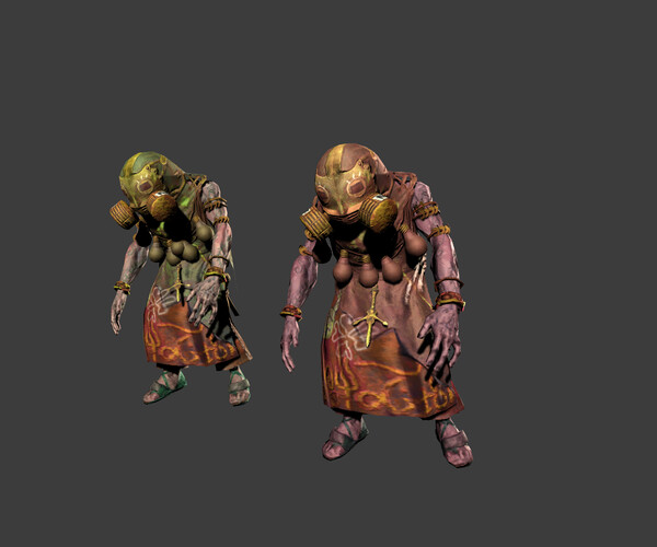 ArtStation - Mutant Troll Shaman | Game Assets
