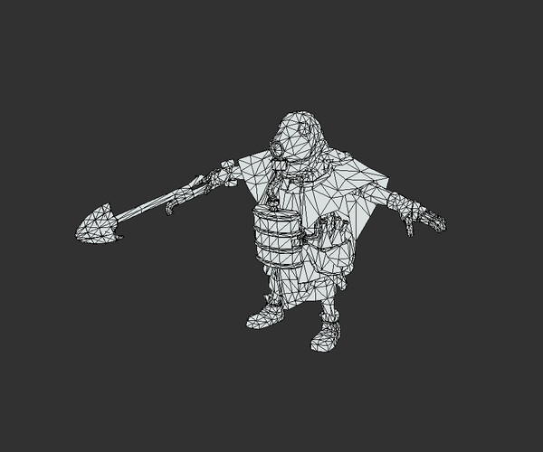 ArtStation - Mutant Troll Worker | Game Assets