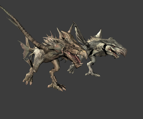 ArtStation - Alien Dinosaur Lizard Mutant | Game Assets