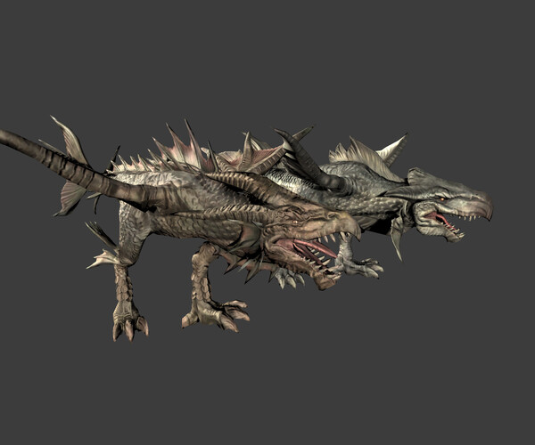 ArtStation - Alien Dinosaur Lizard Mutant | Game Assets