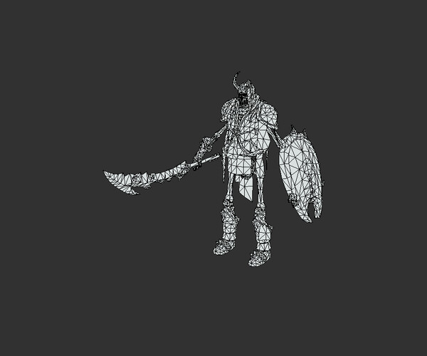 ArtStation - Warrior Skeleton | Game Assets