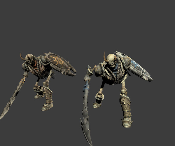 ArtStation - Warrior Skeleton | Game Assets