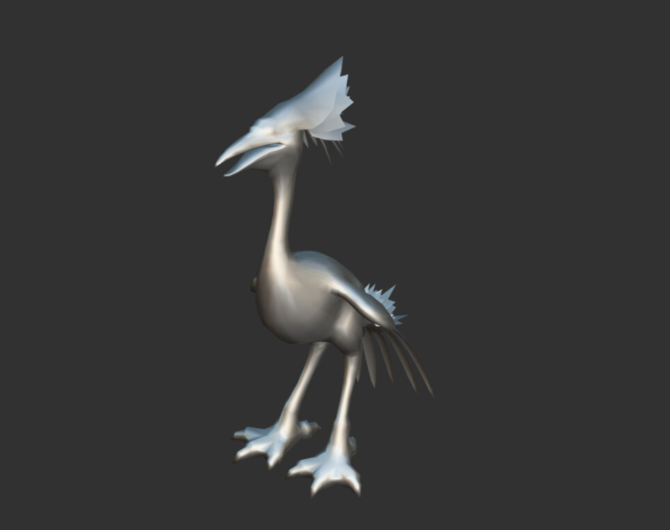 ArtStation - Alien Water Bird Animal | Game Assets