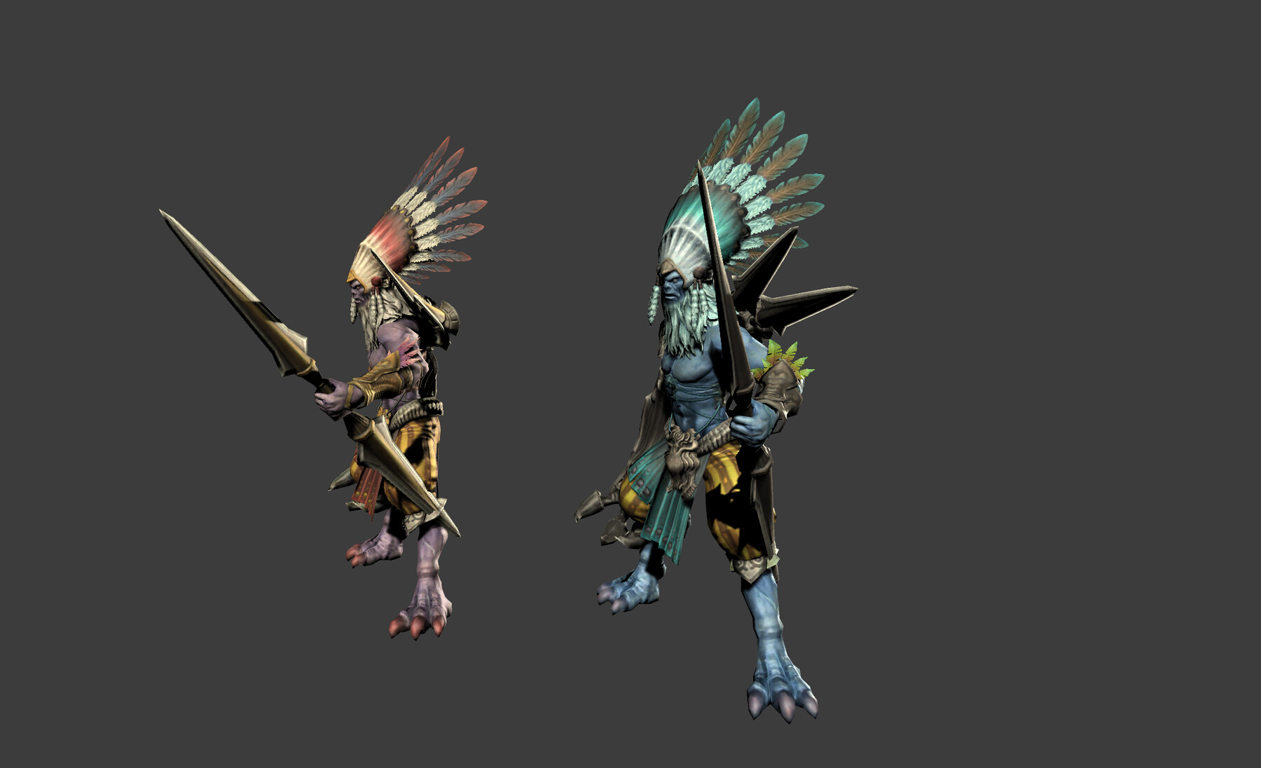 ArtStation - Alien Avatar Chief | Game Assets