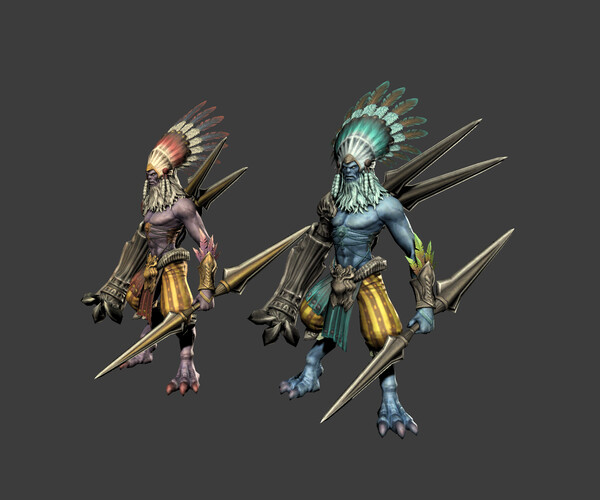 ArtStation - Alien Avatar Chief | Game Assets