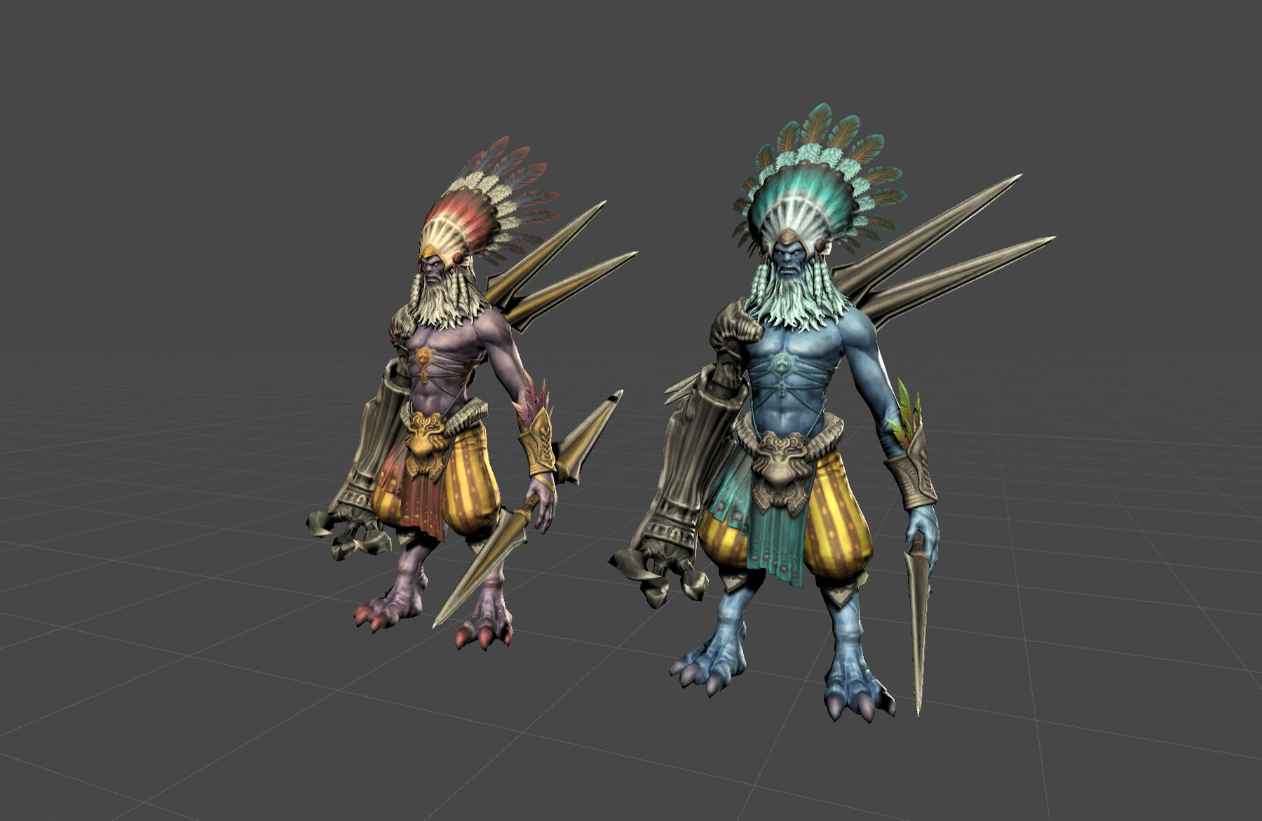 ArtStation - Alien Avatar Chief | Game Assets
