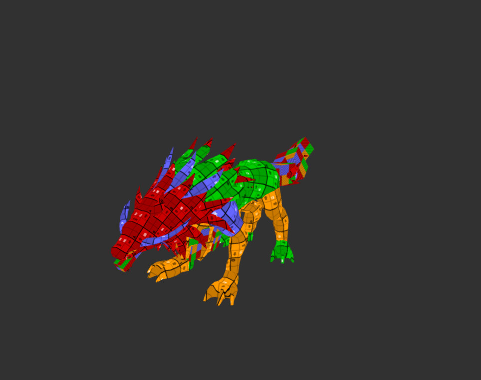 ArtStation - Beast Wolf Mutant | Game Assets