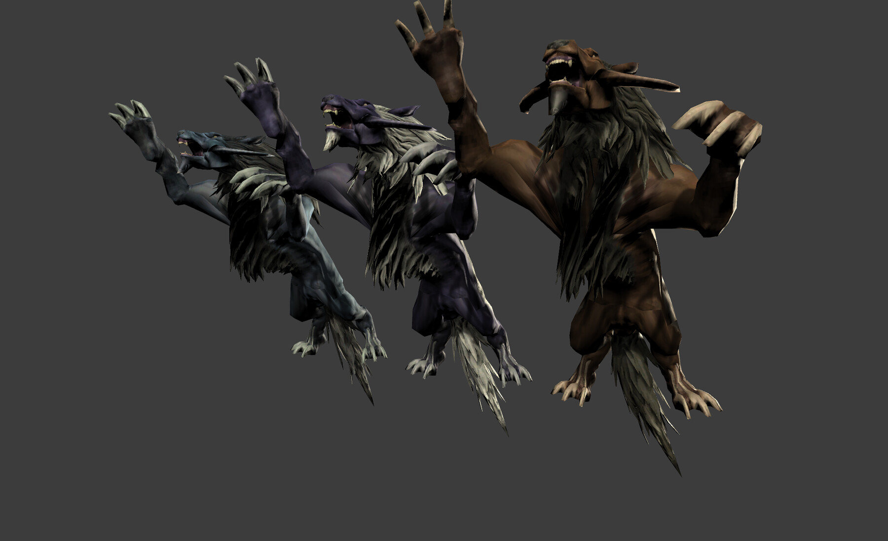 ArtStation - Beast Wolf Mutant | Game Assets