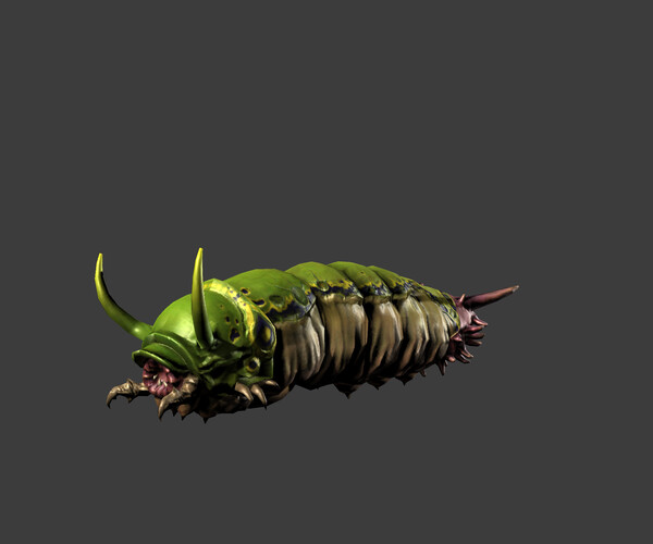 ArtStation - Caterpillars Giant Mutant | Game Assets