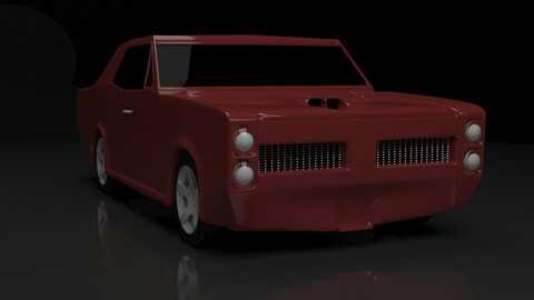 ArtStation - Pontiac GTO | Game Assets