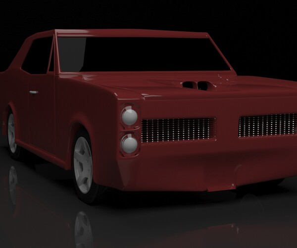 ArtStation - Pontiac GTO | Game Assets