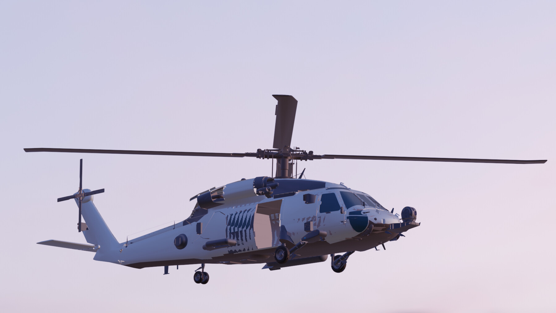 ArtStation - ANIMATED SEA HAWK SH-60 GAME READY | Game Assets
