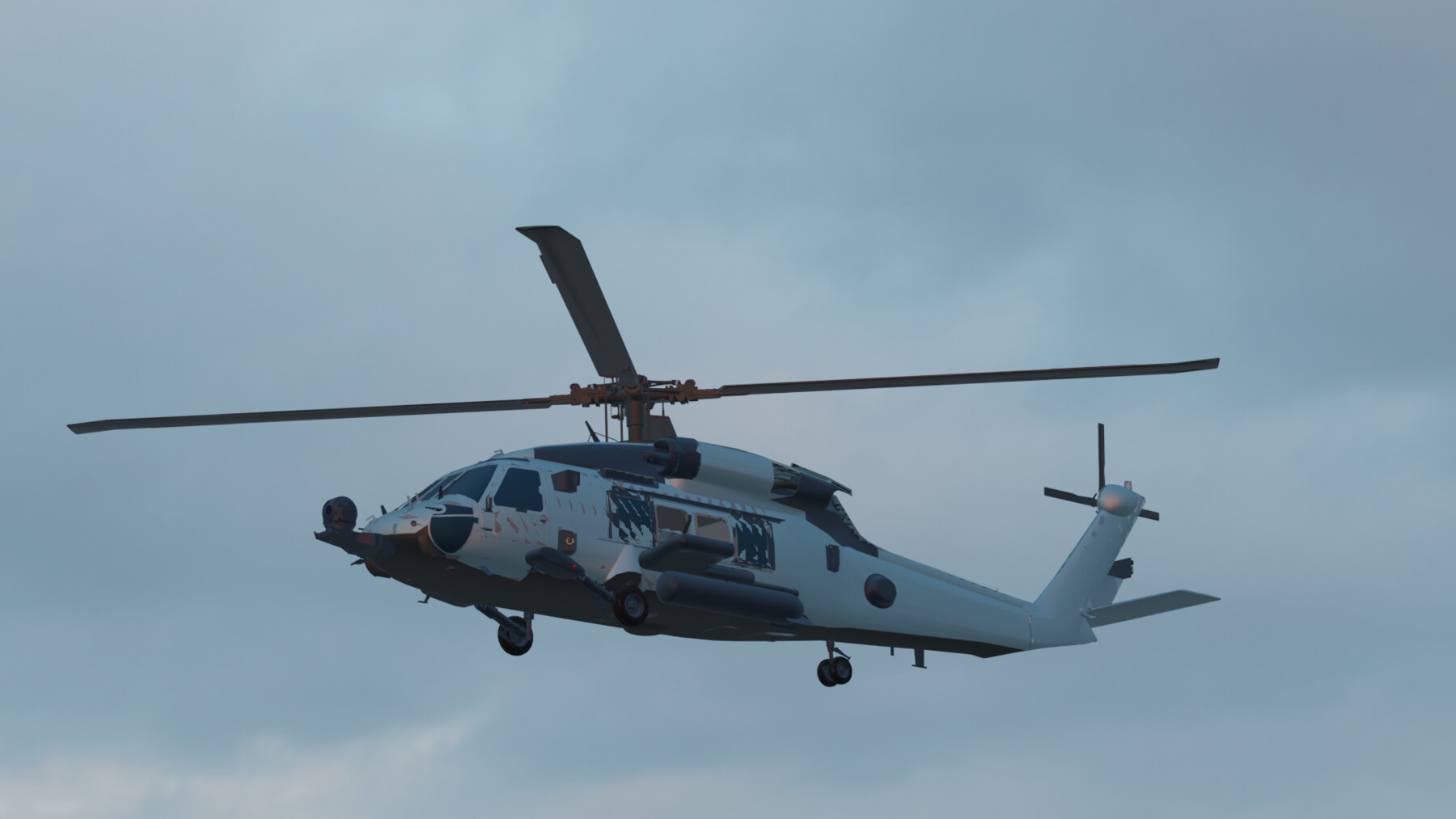 ArtStation - ANIMATED SEA HAWK SH-60 GAME READY | Game Assets