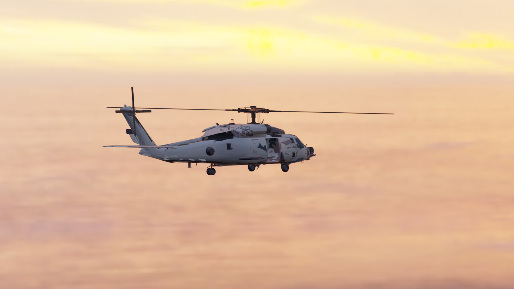 ArtStation - ANIMATED SEA HAWK SH-60 GAME READY | Game Assets