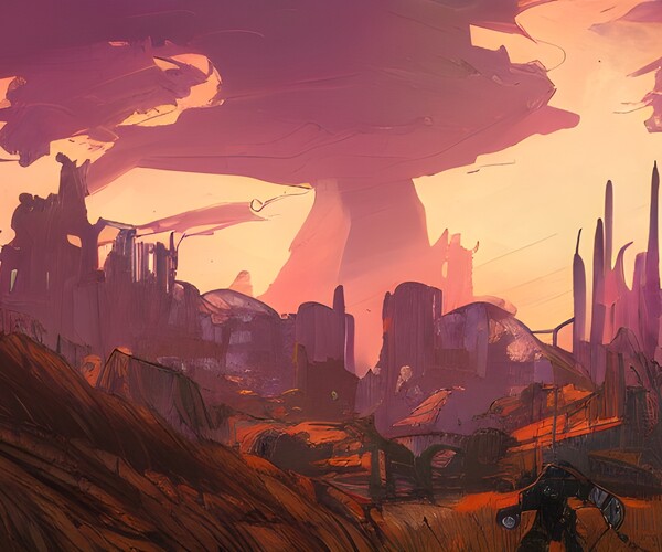 ArtStation - Borderland environment 2000 artwork pack | Artworks