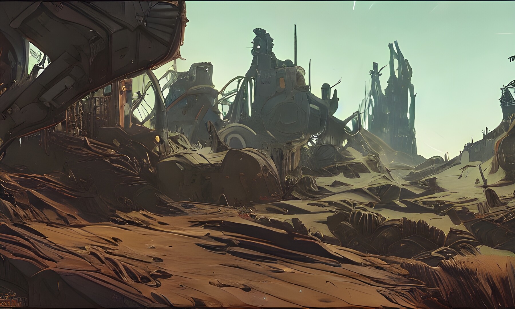 ArtStation - Borderland environment 2000 artwork pack | Artworks