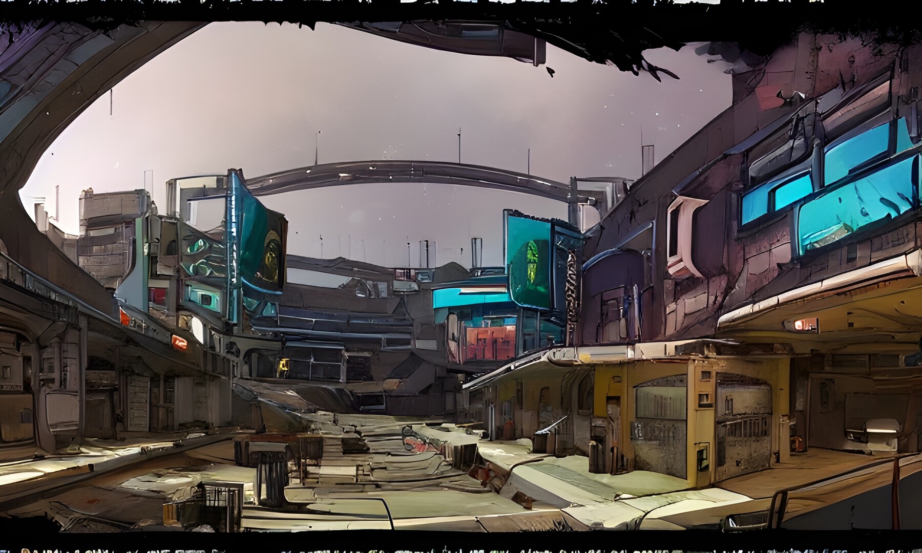 ArtStation - Borderland environment 2000 artwork pack | Artworks