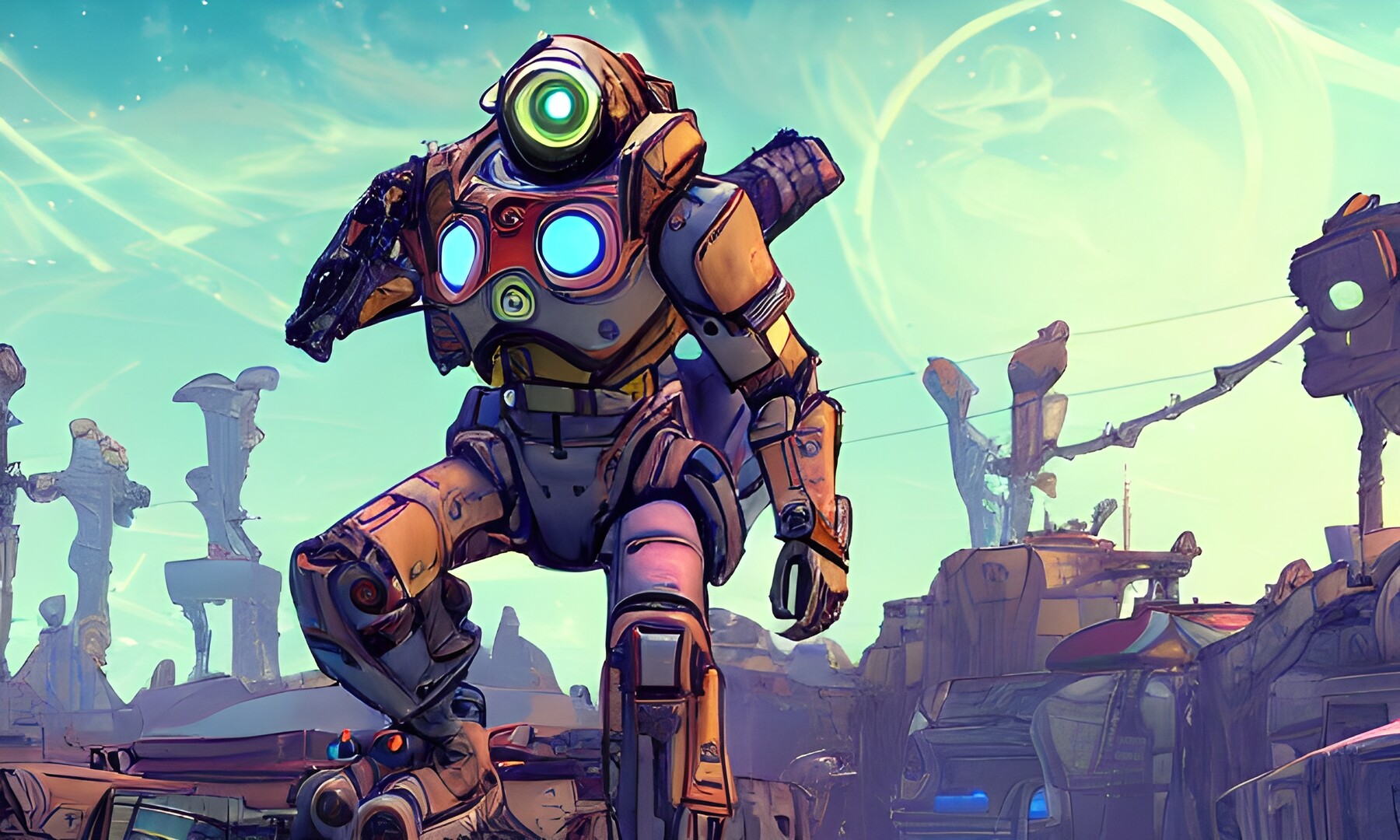 ArtStation - Borderland environment 2000 artwork pack | Artworks