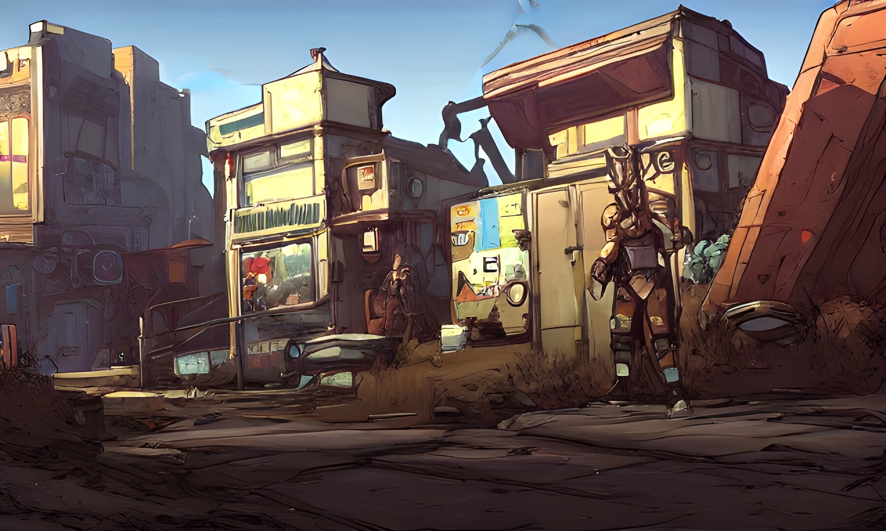 ArtStation - Borderland environment 2000 artwork pack | Artworks