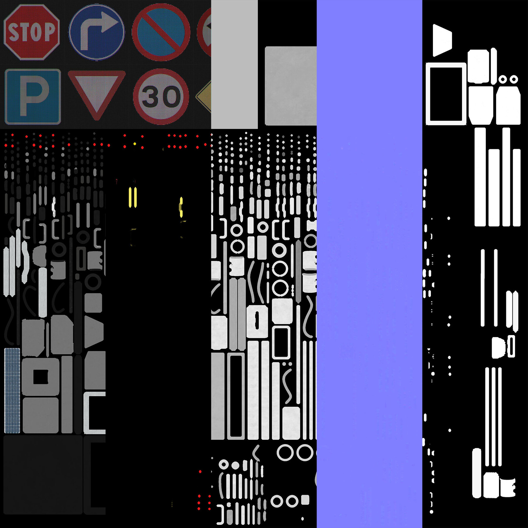 ArtStation - Cyberpunk Street Signs | Resources