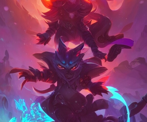 ArtStation - League of Legends Heros FanArt 8k collection | Artworks