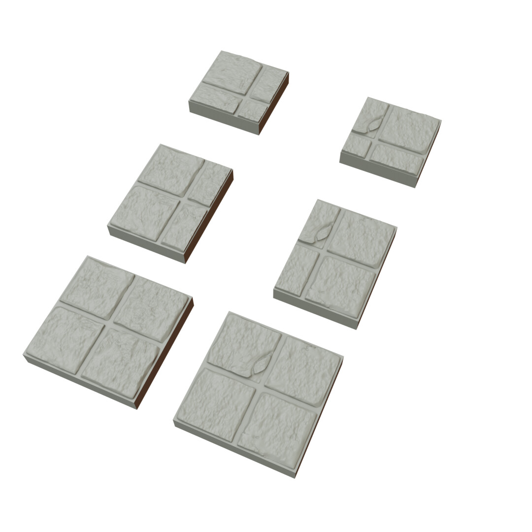 ArtStation - Kit dungeon tiles for 3D print | Resources