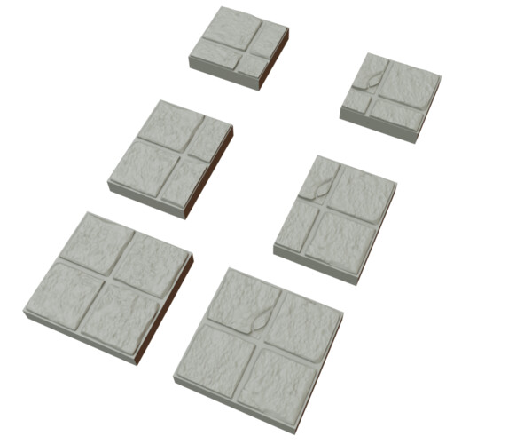 ArtStation - Kit dungeon tiles for 3D print | Resources