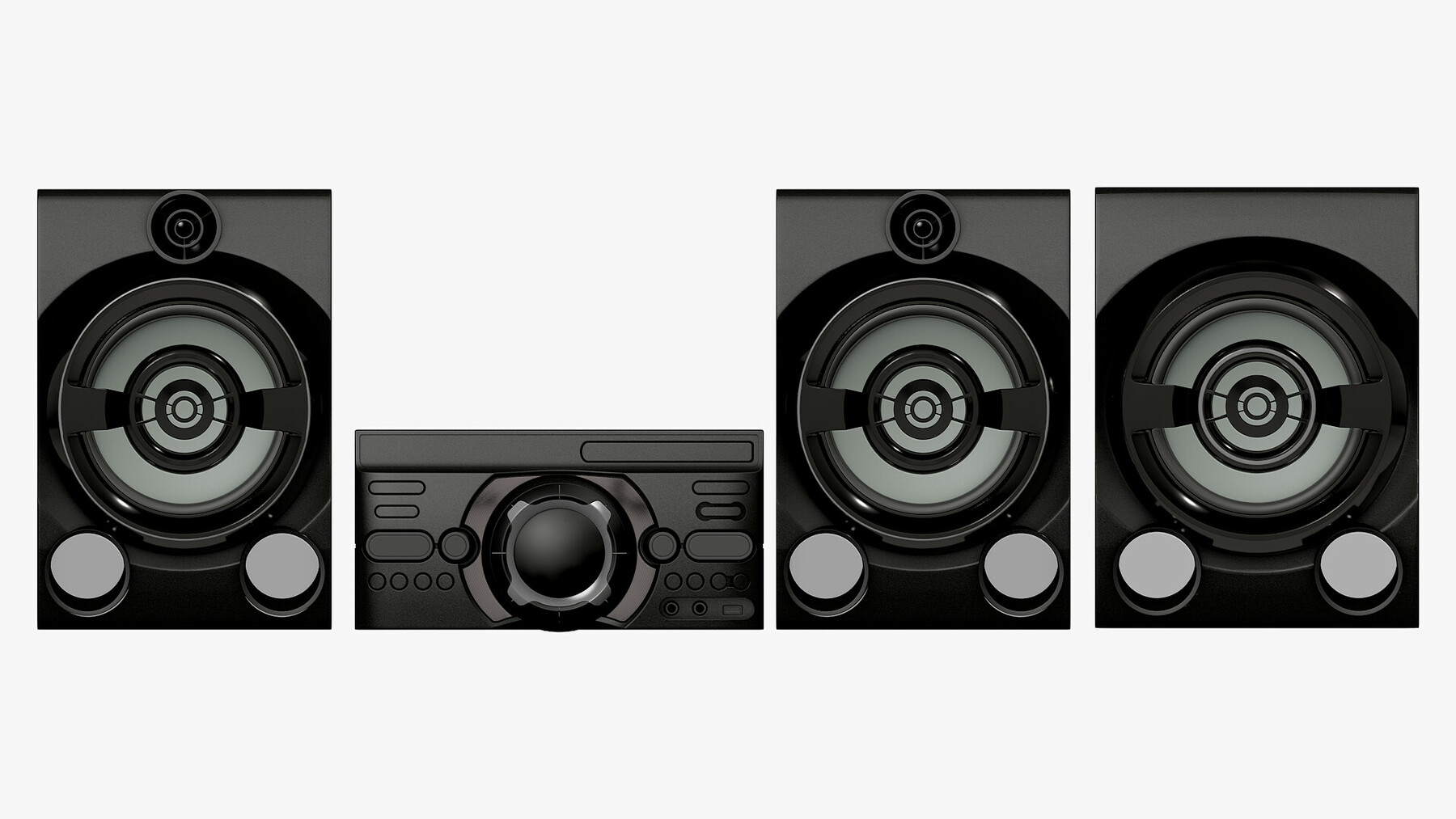 ArtStation - Audio System MHC M80D Sony Cinema4D 3D Model | Game Assets
