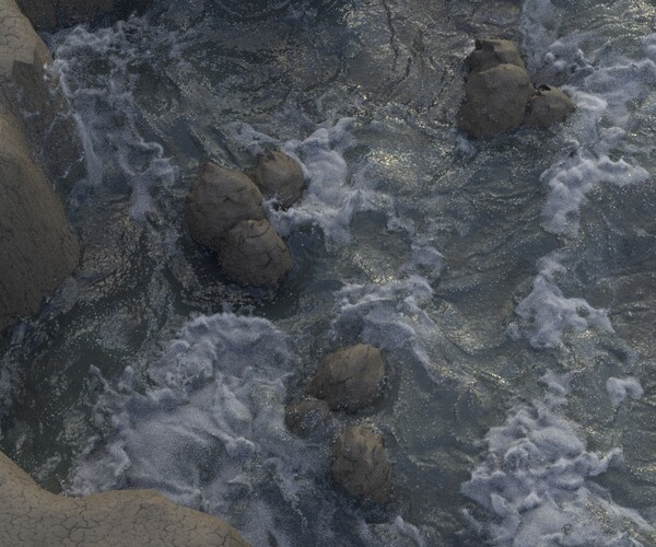 ArtStation - Crashing Ocean Waves with whitewater | Resources