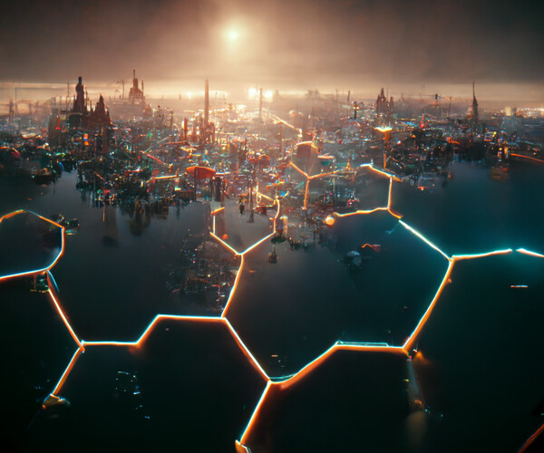 ArtStation - Molecular Cities | Artworks
