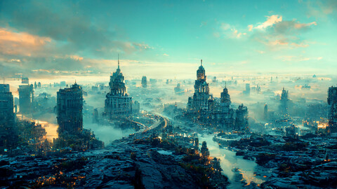 ArtStation - City on the Edge of the Abyss | Artworks