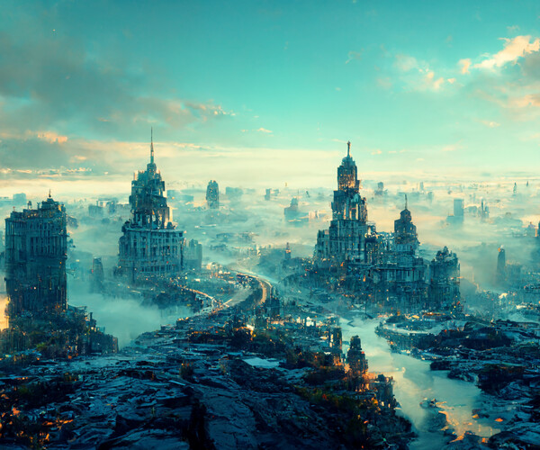 ArtStation - City on the Edge of the Abyss | Artworks