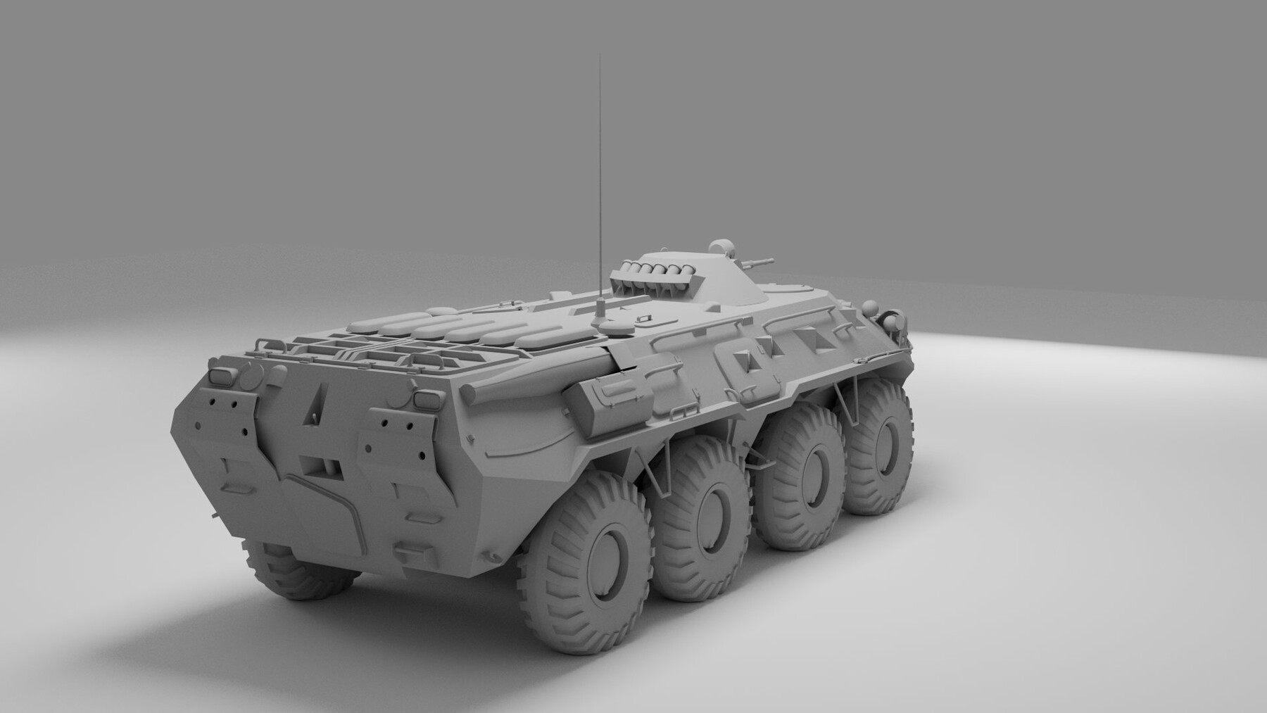 ArtStation - BTR-60 | Game Assets