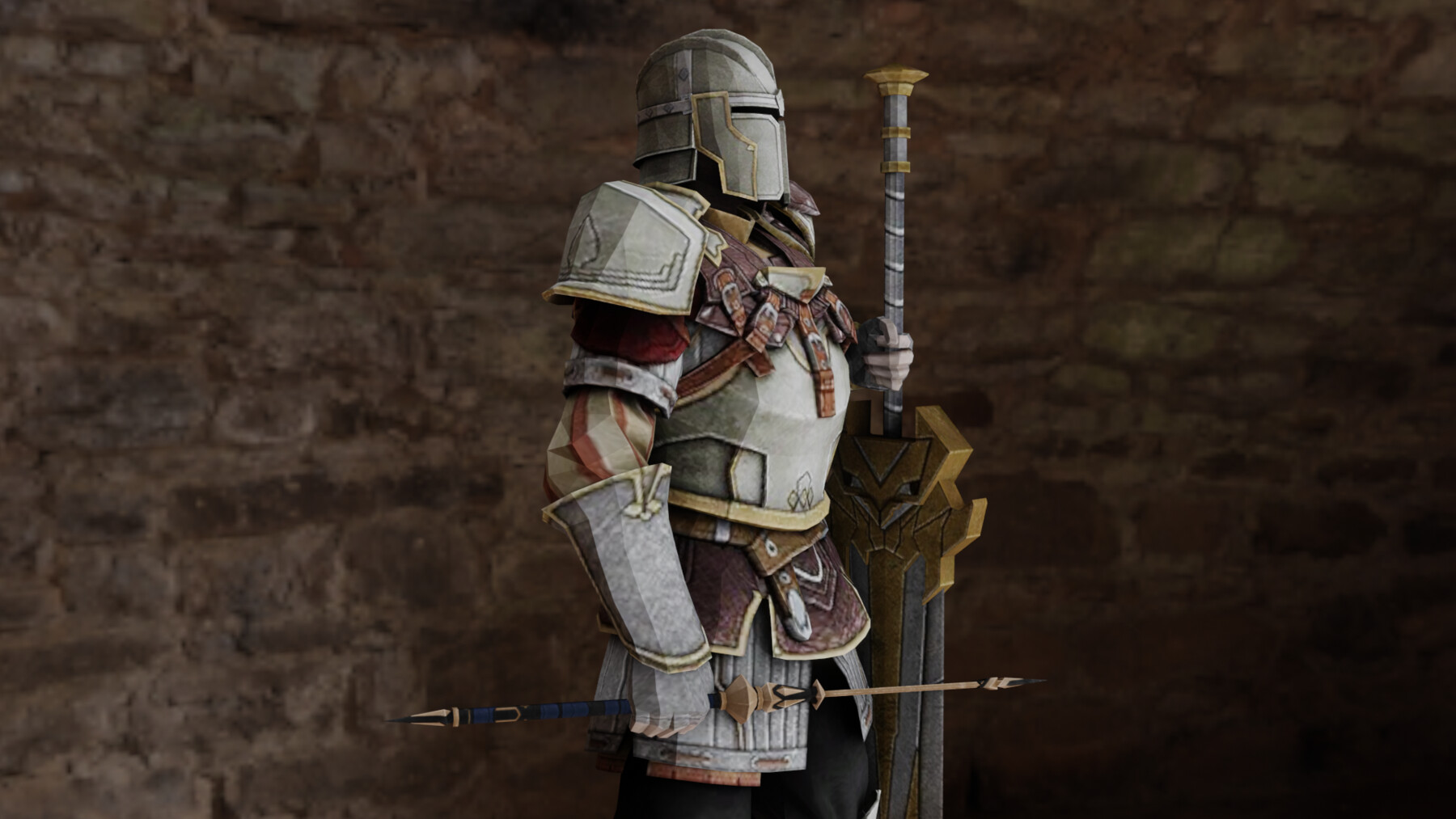 ArtStation - MEDIEVAL KNIGHT LOW POLY GAME READY | Game Assets