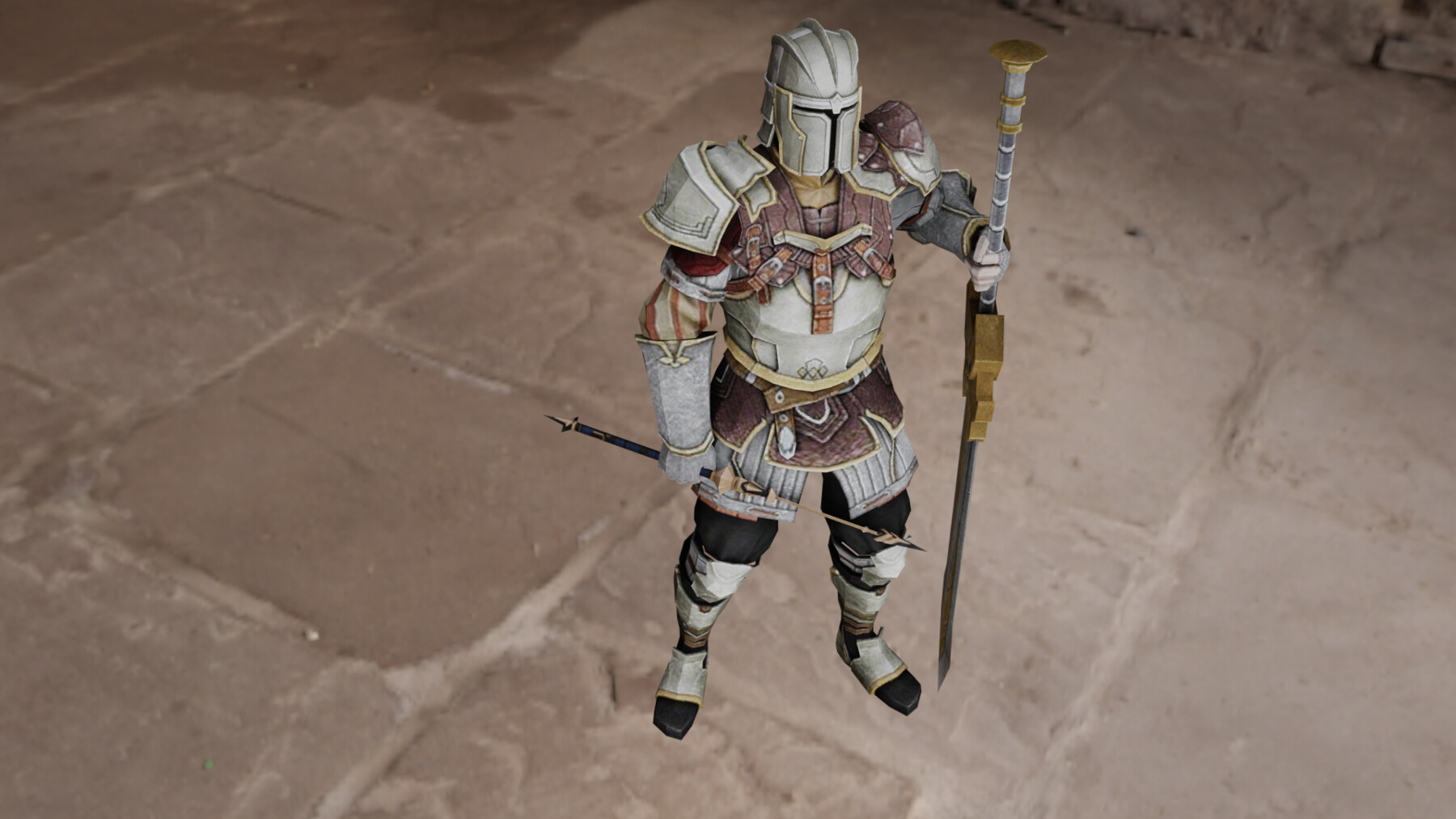 ArtStation - MEDIEVAL KNIGHT LOW POLY GAME READY | Game Assets