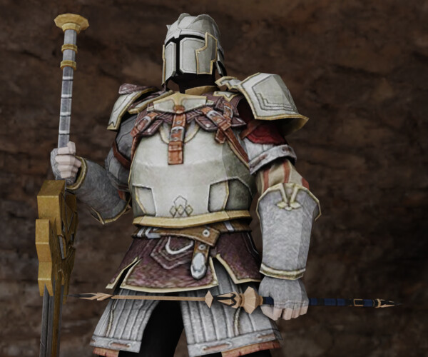 ArtStation - MEDIEVAL KNIGHT LOW POLY GAME READY | Game Assets