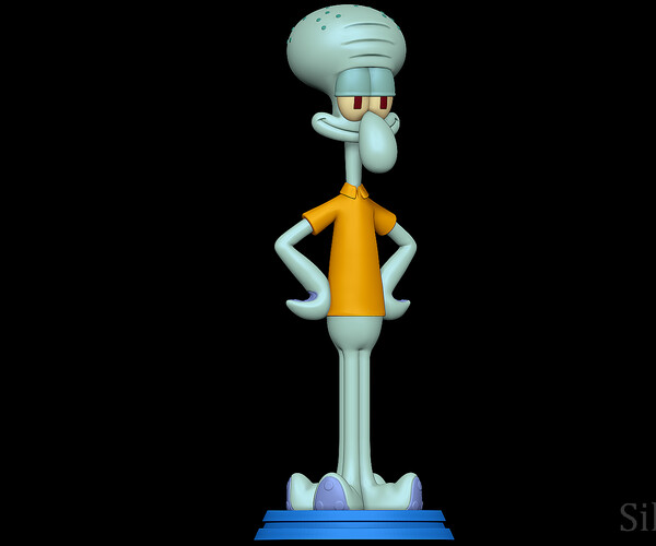 ArtStation - Squidward - SpongeBob SquarePants 3D print model | Resources