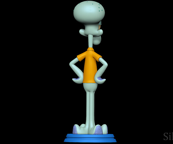 ArtStation - Squidward - SpongeBob SquarePants 3D print model | Resources