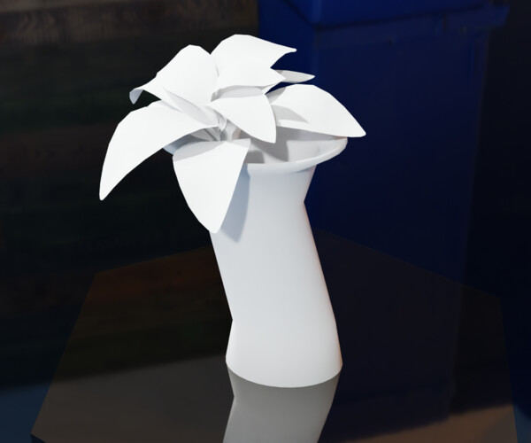 ArtStation - Low Poly Sci-Fi Vase Obivan | Resources