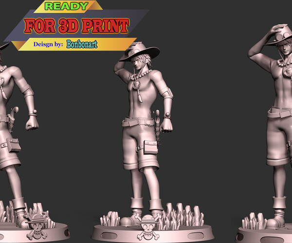 ArtStation - Ace - One Piece | Resources