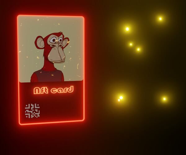 ArtStation - NFT TRADING TEMPLATE CARD | Resources