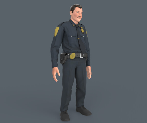 ArtStation - Policeman | Game Assets