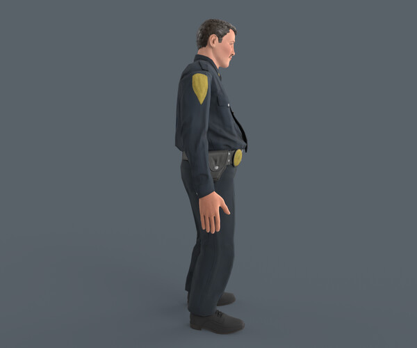 ArtStation - Policeman | Game Assets