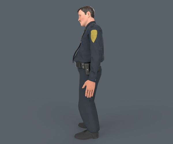 ArtStation - Policeman | Game Assets