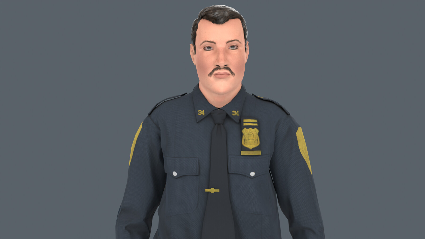 ArtStation - Policeman | Game Assets