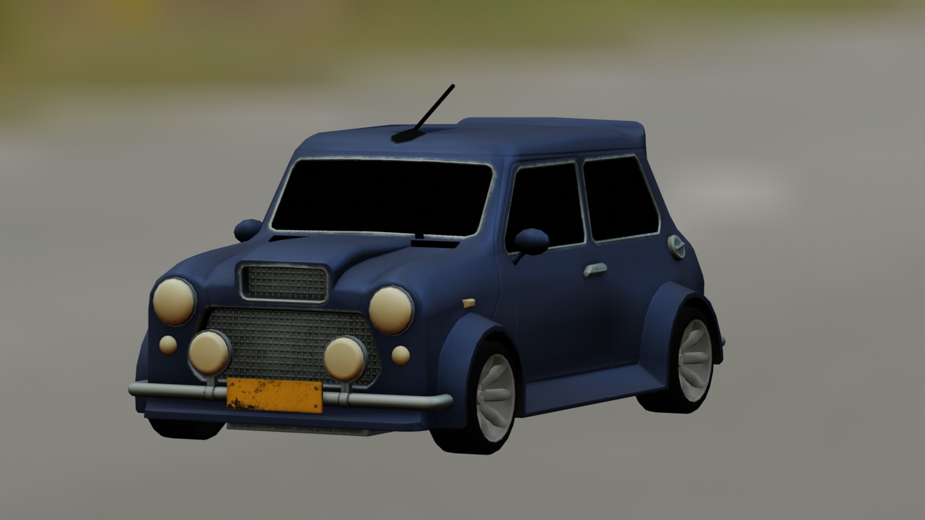 ArtStation - MINI COPPER CAR GAME READY LOW POLY | Resources